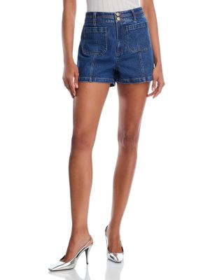 Click here for Cinq a Sept Andie Dorothea High Rise Jean Shorts i... prices