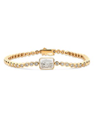 Click here for Moritz Glik 18K Yellow Gold Diamond Onda Cushion T... prices