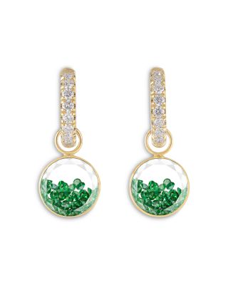 Click here for Moritz Glik 18K Yellow Gold Emerald & Diamond Core... prices