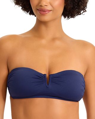 Click here for Tommy Bahama Pearl Notched Front Bandeau Top prices