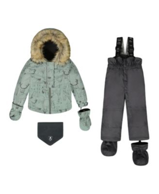 Click here for Deux par Deux Boys Two-Piece Play Snowsuit Animal... prices