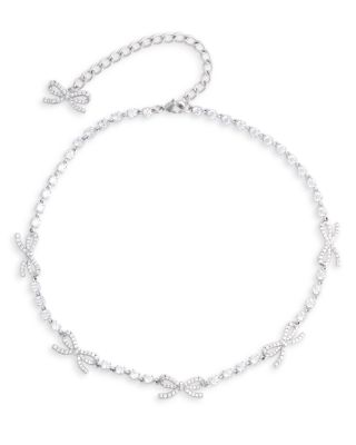 Click here for Self-Portrait Crystal Bow Collar Necklace  16-20 prices
