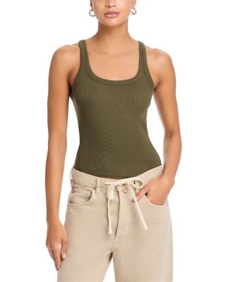 Click here for rag & bone The Essential Rib Wide String Tank Top prices