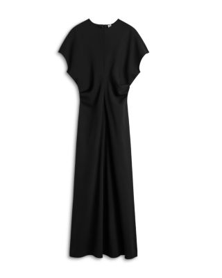 Click here for Toteme Slouch Waist Wool Dress prices