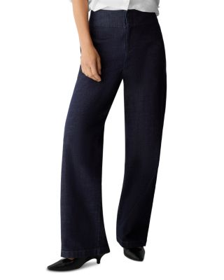 Click here for Eileen Fisher Denim Wide Leg Pants prices