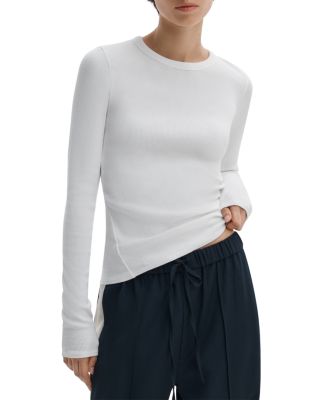 Click here for rag & bone The Essential Rib Knit Tee prices