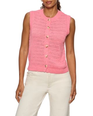 Click here for Sanctuary Sleeveless Openwork Cardigan prices