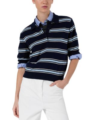 Click here for Gerard Darel Leila Stripe Polo Top prices
