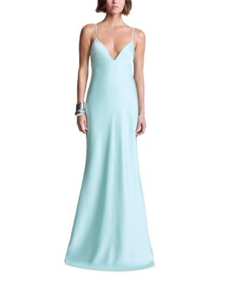 Click here for Bcbgmaxazria Faith Plunging Neck Gown prices