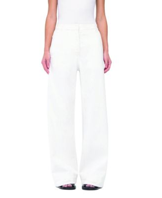 Click here for Another Tomorrow Carpenter Denim Pant in Off White prices