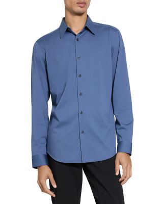 Click here for Theory Sylvain Shirt in Structure Knit prices