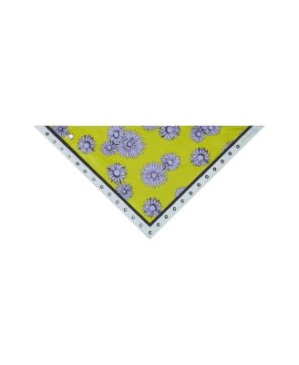 Click here for Lanvin Silk Triangle Scarf with Marguerite Motifs prices