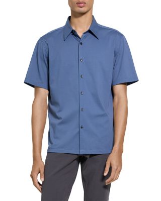 Click here for Theory Irving Regular Fit Short Sleeve Shirt prices