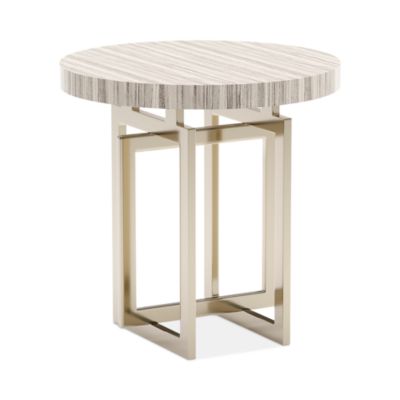 Click here for Caracole Wish You Were Here Round Side Table  Ligh... prices