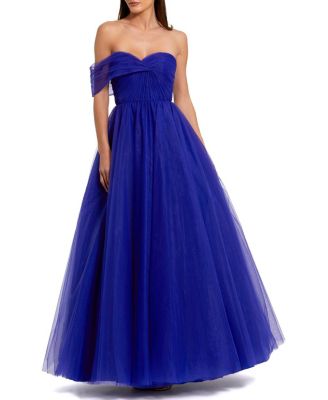 Click here for Mac Duggal Strapless Bustier Tulle Ball Gown prices