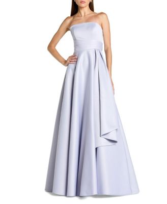 Click here for Mac Duggal Satin Strapless A Line Ballgown prices