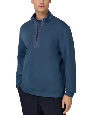 Click here for Boggi Milano Lightweight Scuba Half Zip Sweatshirt prices