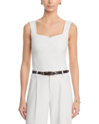 Click here for French Connection Maisie Ruched Front Tank Top prices