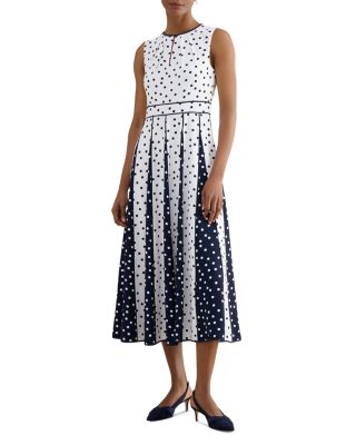 Click here for Hobbs London Petites Angelica Floral Keyhole Neck... prices