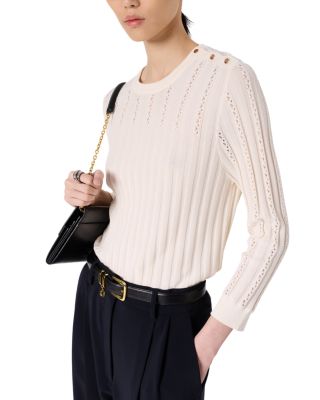Click here for Gerard Darel Lhena Button Trim Sweater prices