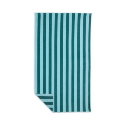 Click here for Hudson Park Harbor Beach Striped Towel - Exclusive prices