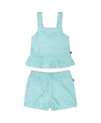 Click here for Deux par Deux Girls Terry Tank Top with Ruffle Hem... prices