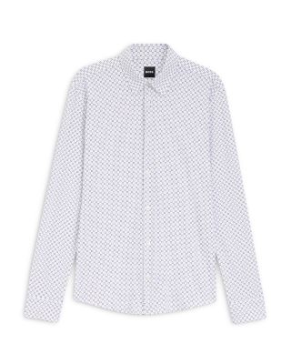 Click here for Boss Roan Kent Collar Slim Fit Button Down Shirt prices