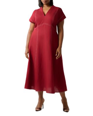 Click here for Estelle Plus Arden Empire Waist Dress prices