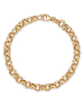 Click here for Bloomingdales Fine Collection Blm Gold Rolo Link B... prices