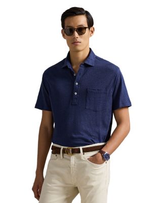 Click here for Polo Ralph Lauren Standard Fit Linen Pique Polo Sh... prices
