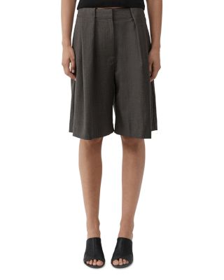 Click here for St. Agni Wool Pleat Loop Shorts prices