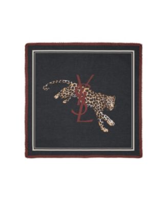 Click here for Saint Laurent Square Scarf in Modal And Cashmere prices
