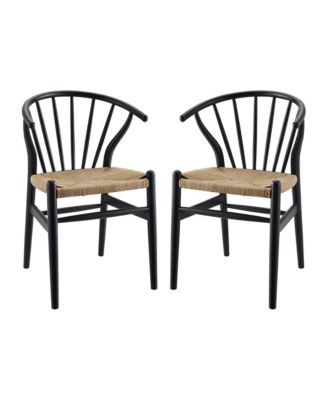 Click here for Modway Flourish Spindle Wood Dining Side Chair  Se... prices