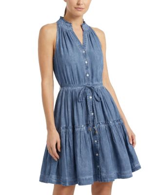 Click here for Change of Scenery Charlotte Sleeveless Shirt Dress prices