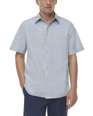 Click here for Simkhai Deacon Breeze Stripe Shirt prices