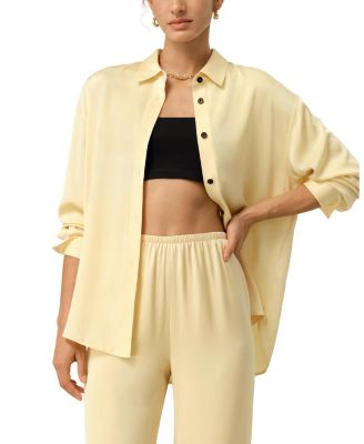 Click here for Lilysilk Stretch Double Georgette Oversized Shirt prices