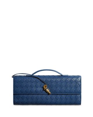 Click here for Bottega Veneta Andiamo Intrecciato Leather Clutch prices