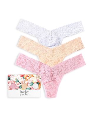 Click here for Hanky Panky Signature Lace Low Rise Thongs  Set of... prices