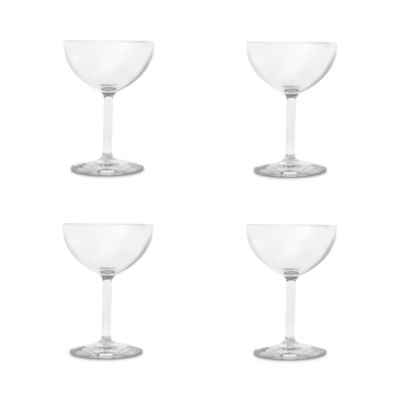 Click here for Drinique Coupe Glass Blue  Set of 4 prices