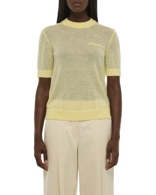 Click here for Helmut Lang Wool Blend Sweater Tee prices