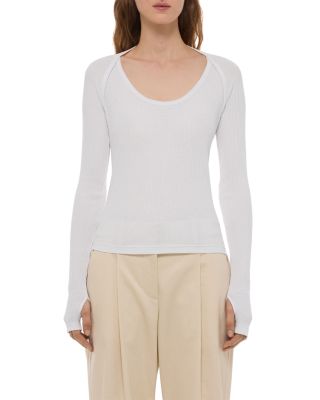 Click here for Helmut Lang Ribbed Shrug Top prices