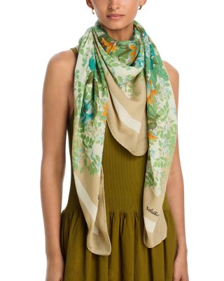 Click here for Valentino Garavani Wool & Cashmere Floral Shawl prices