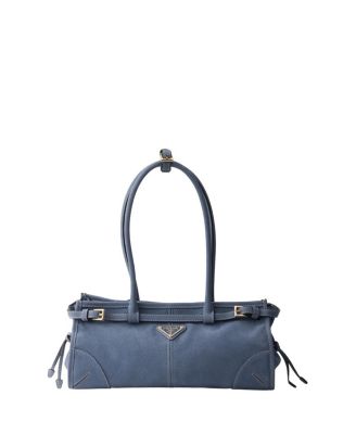 Click here for Prada Bonnie Medium Suede Handbag prices