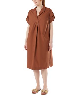 Click here for Marina Rinaldi Mrsacro Collared Dress prices