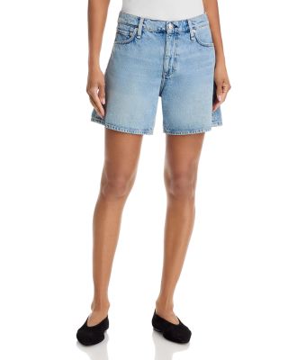 Click here for rag & bone Kaia High Rise Denim Shorts in Sunrise prices