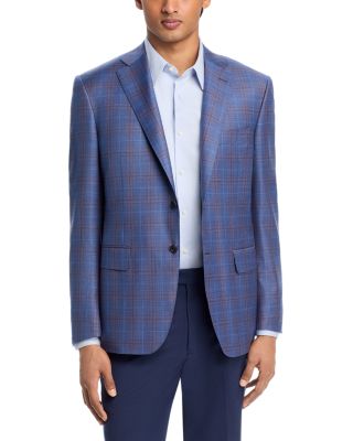 Click here for Canali Siena Plaid Regular Fit Sport Coat prices