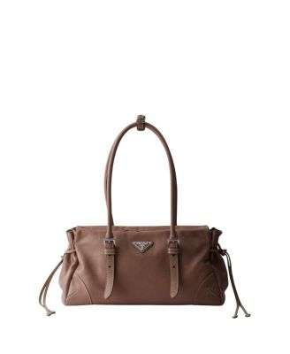 Click here for Prada Bonnie Medium Antiqued Leather Tote Bag prices