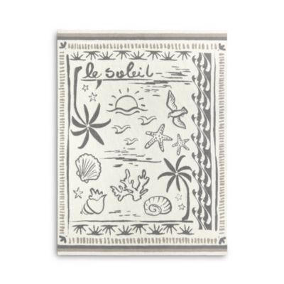 Click here for Barefoot Dreams CozyChic Le Soleil Printed Throw B... prices