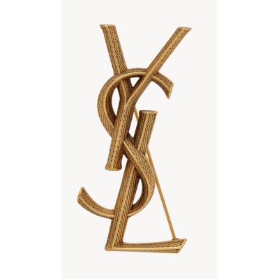 Click here for Saint Laurent Cassandre Snake Brooch prices