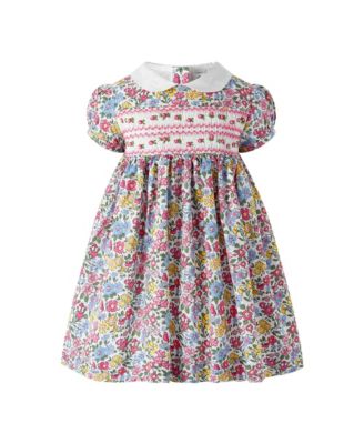 Click here for Rachel Riley Girls Ditsy Floral Smocked Dress and... prices